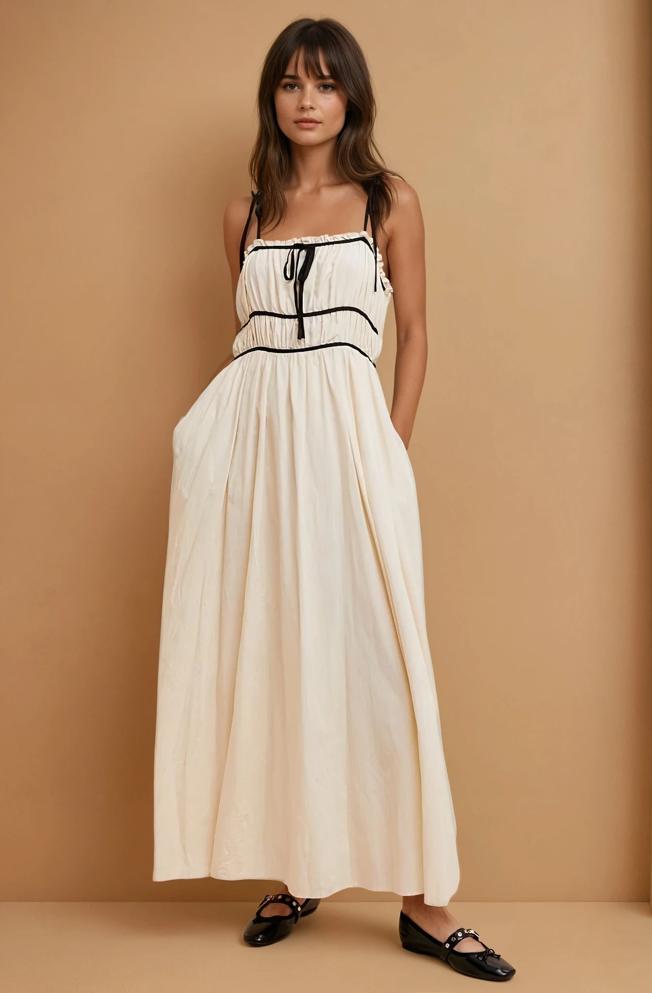 Gracie Buttercream Maxi – NIXII Clothing